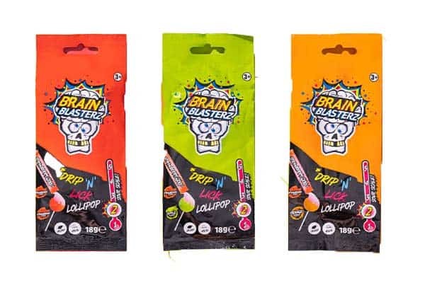 BRAIN BLASTERZ - Drip ‘n’ Lick Lollipop 8g | Lackner Handel